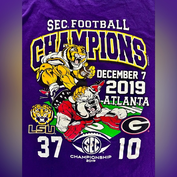 bayou apparel | Shirts | 29 Sec Football Championship Game Atlanta Lsu ...